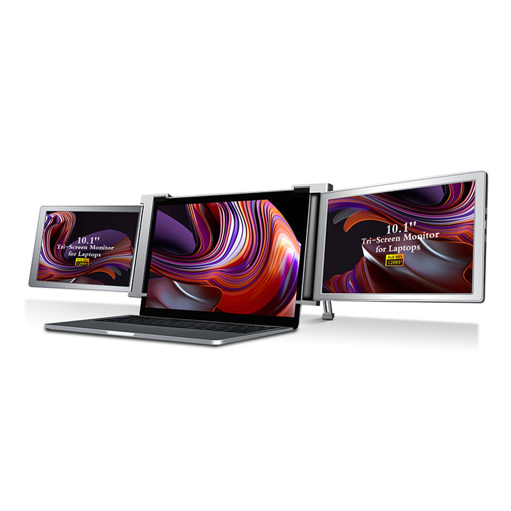 Dual Portable Monitor Trifold 1080P IPS FHD Screen